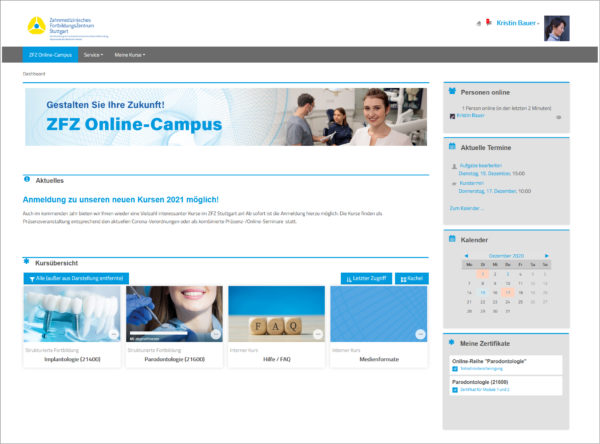 Aufstiegsfortbildung für ZFA / ZAH - ZFZ Stuttgart